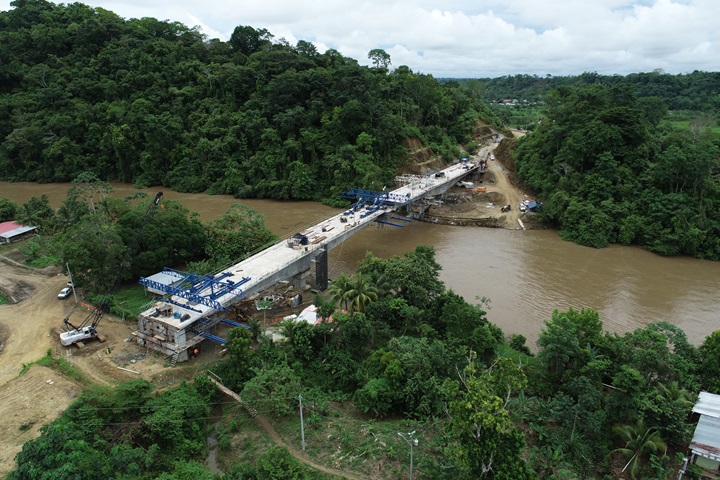 Buen ritmo en la construcción de puentes sobre el río Tuira y ...